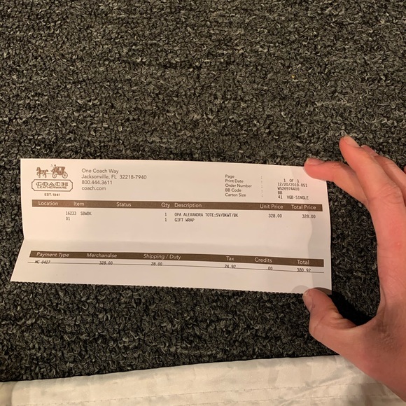 Coach | Bags | Coach Alexandra Tote Signature Bag Black Wreceipt | Poshmark